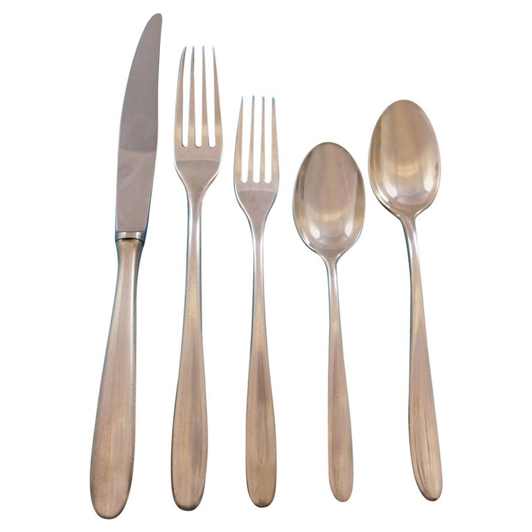 Winterset by Bucccellati Sterling Silver Flatware Set Eight Service 44 ...