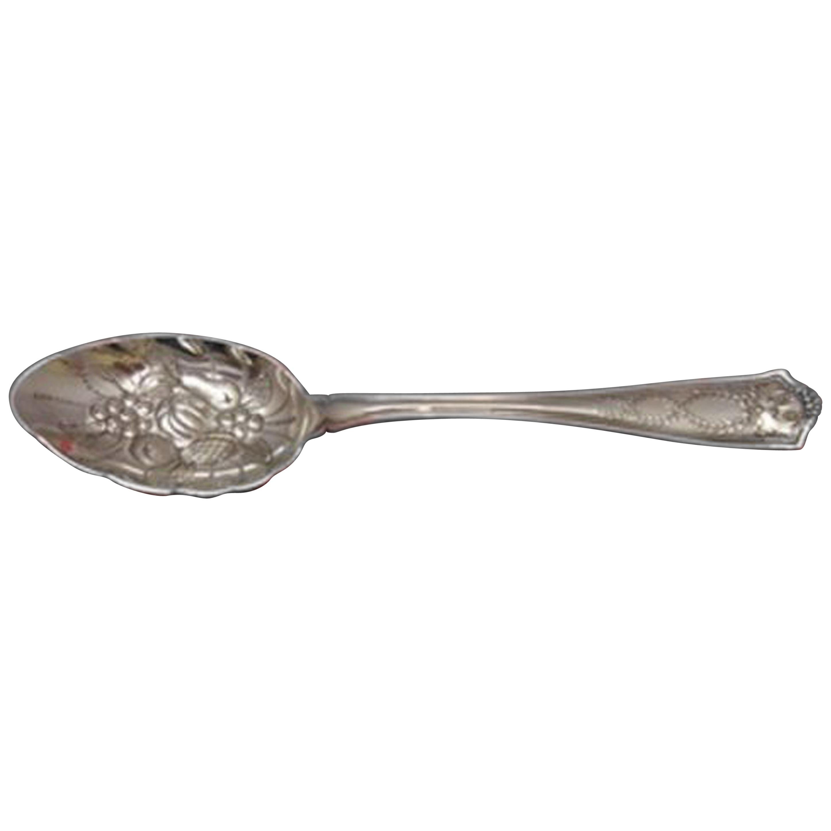 Winthrop by Tiffany and Co. Sterling Silver Berry Spoon Hand Chased ...