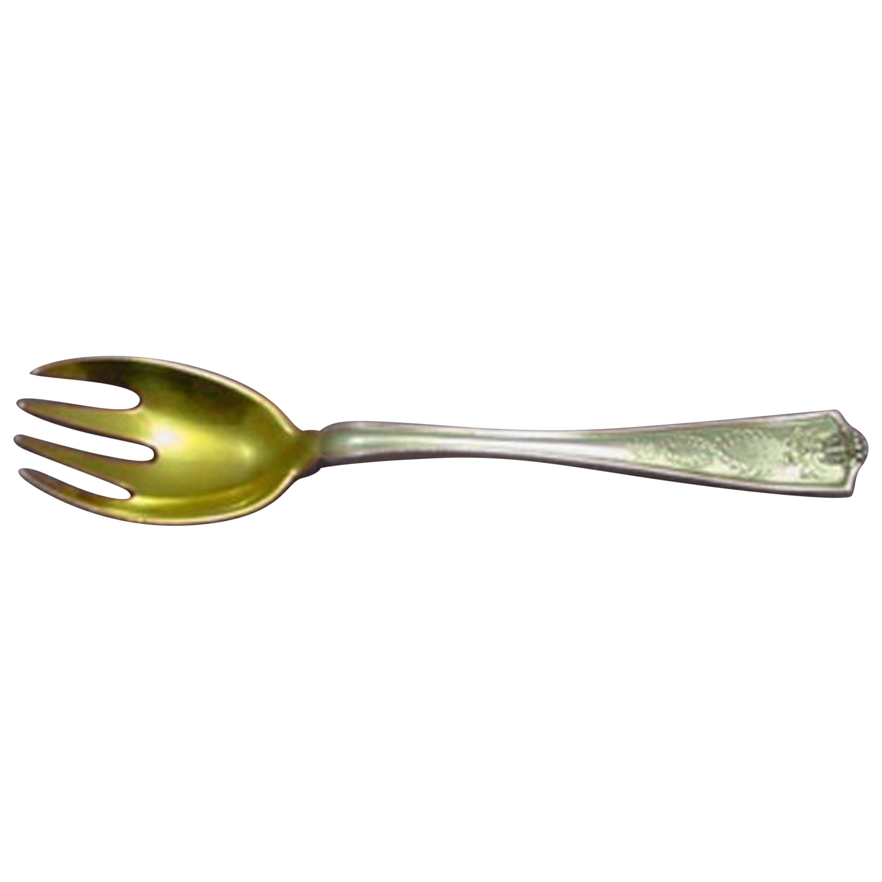 Castilian by Tiffany and Co. Sterling Silver Ice Cream Fork Gold Washed ...