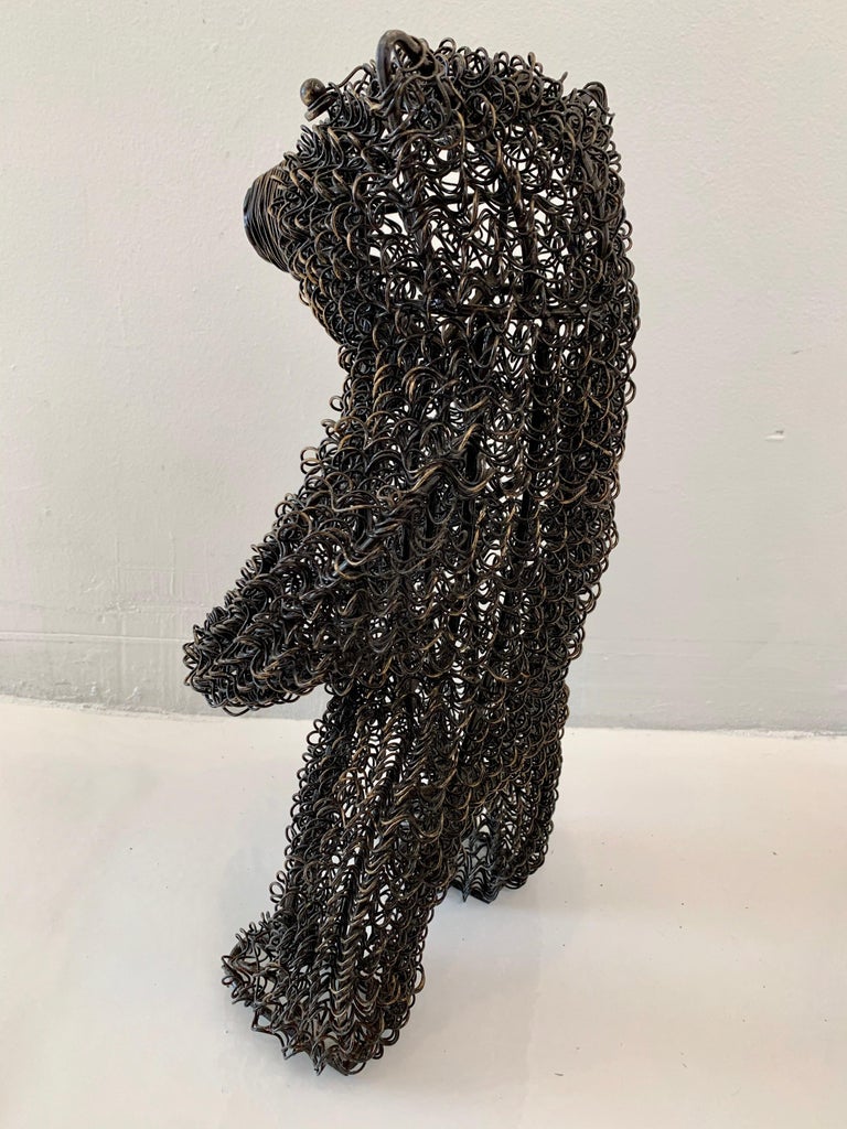 Wire Bear Sculpture at 1stDibs