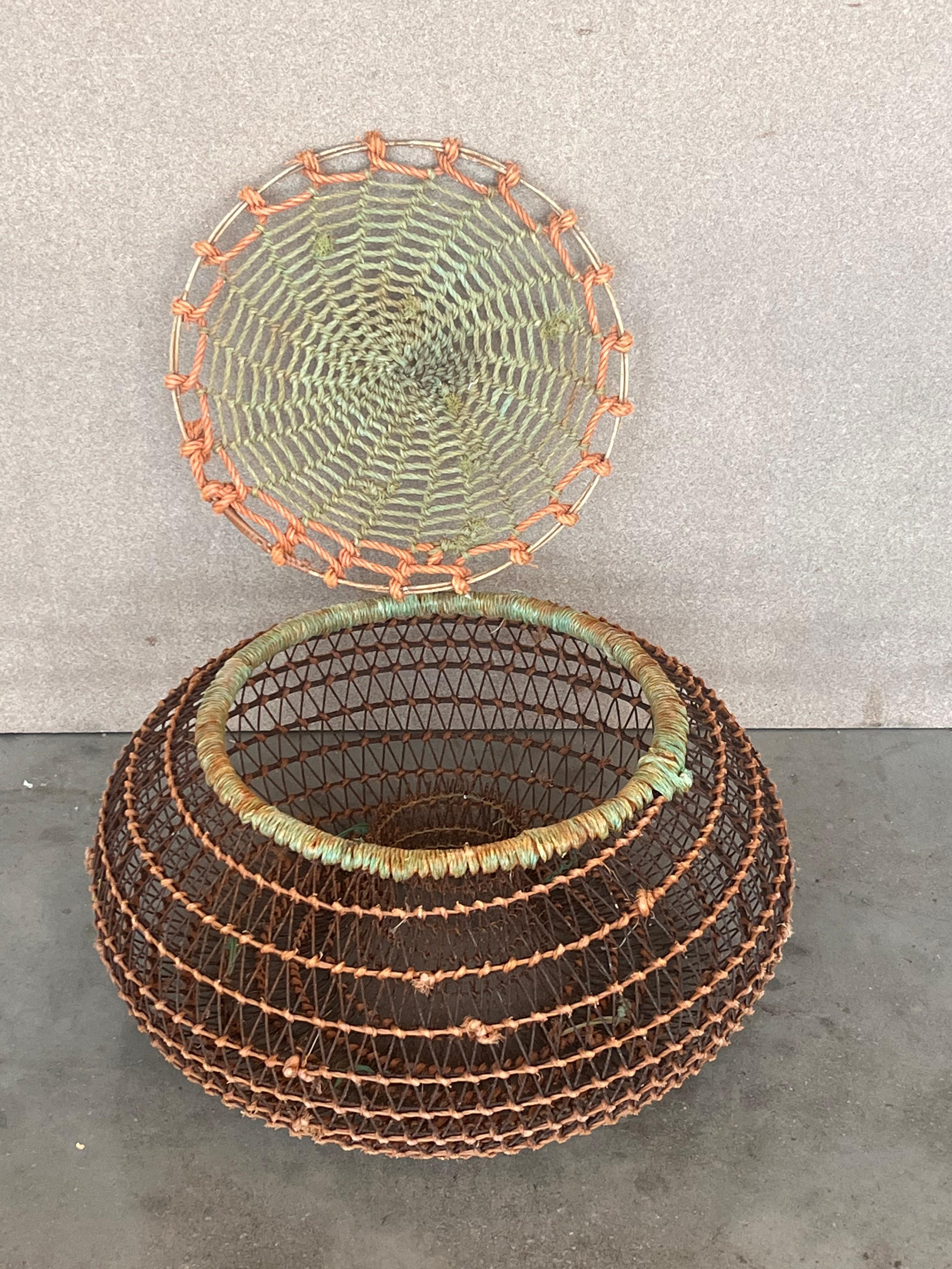 Wire Cage for Shipping Shell Fish For Sale at 1stDibs
