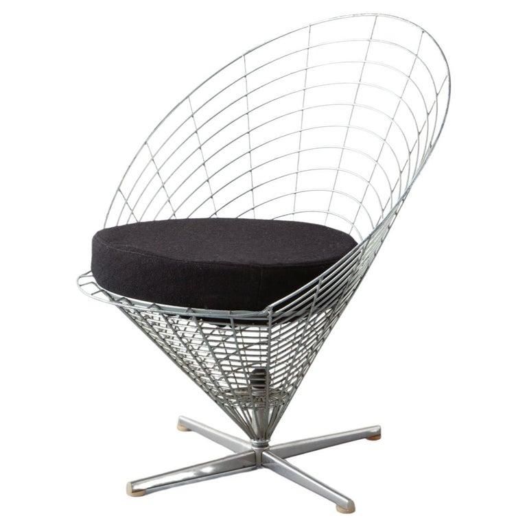 Wire Cone Chair by Verner Panton For Sale at 1stDibs