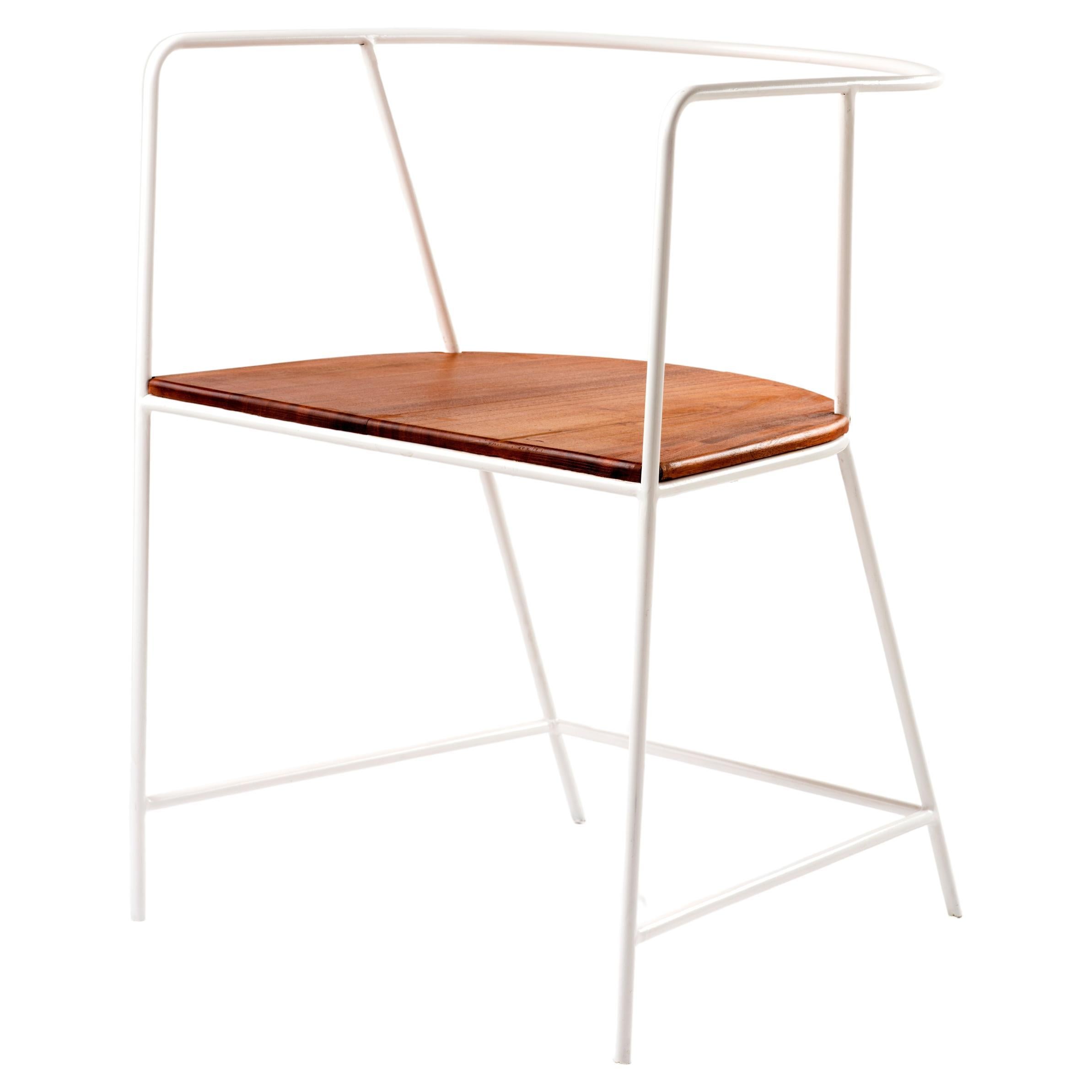 Wire Curve Chair with a Solid Wood Seat by Kunaal Kyhaan For Sale at ...