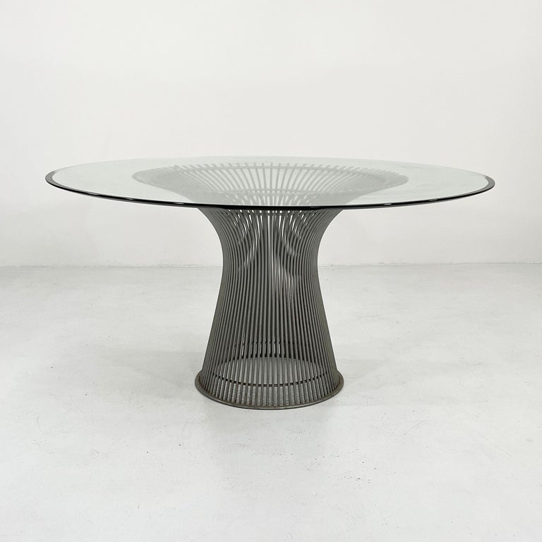 Wire Dining Table by Warren Platner for Knoll, 1960s For Sale at 1stDibs