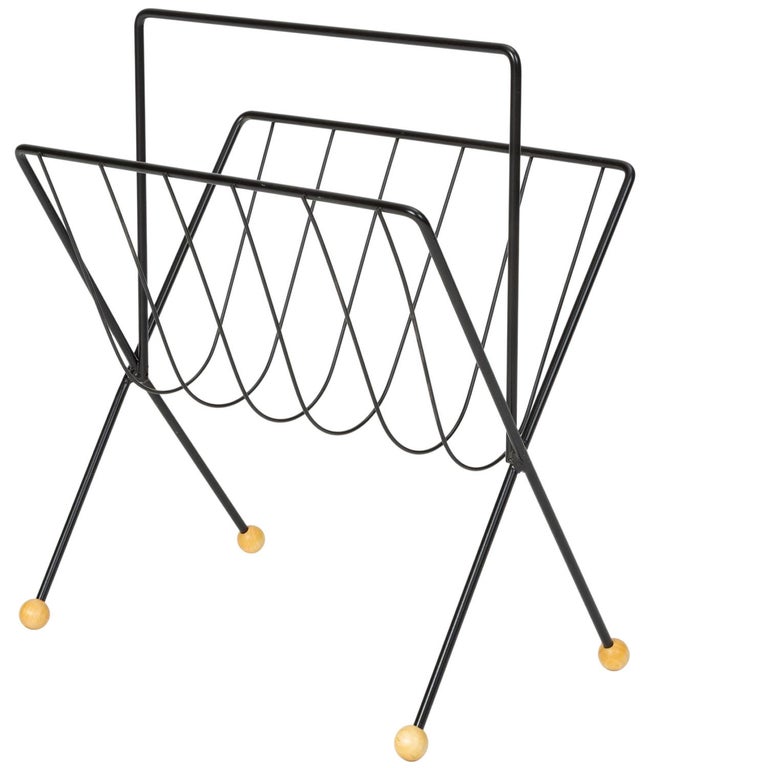 Wire Magazine Rack by Tony Paul at 1stDibs