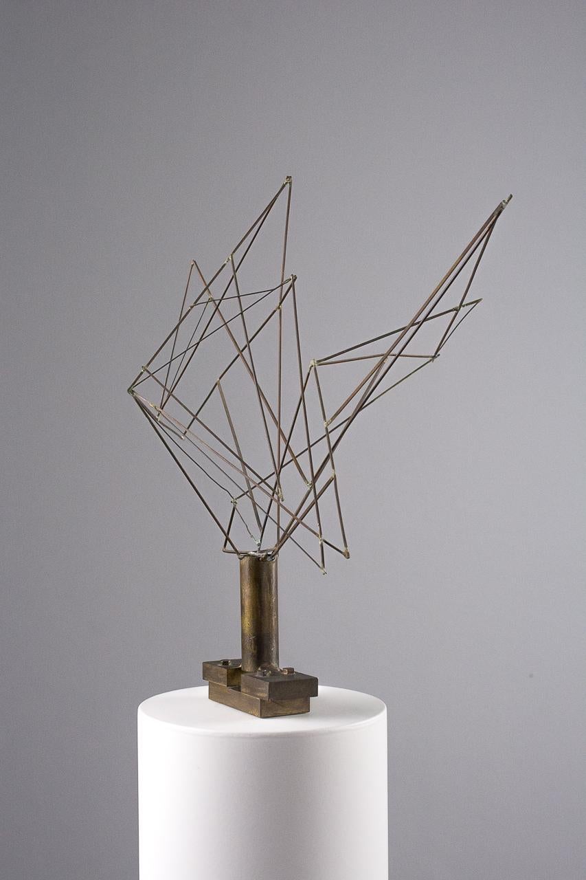 Wire Sculpture Constructivist / Geometric Abstract by Lancelot Elysee ...