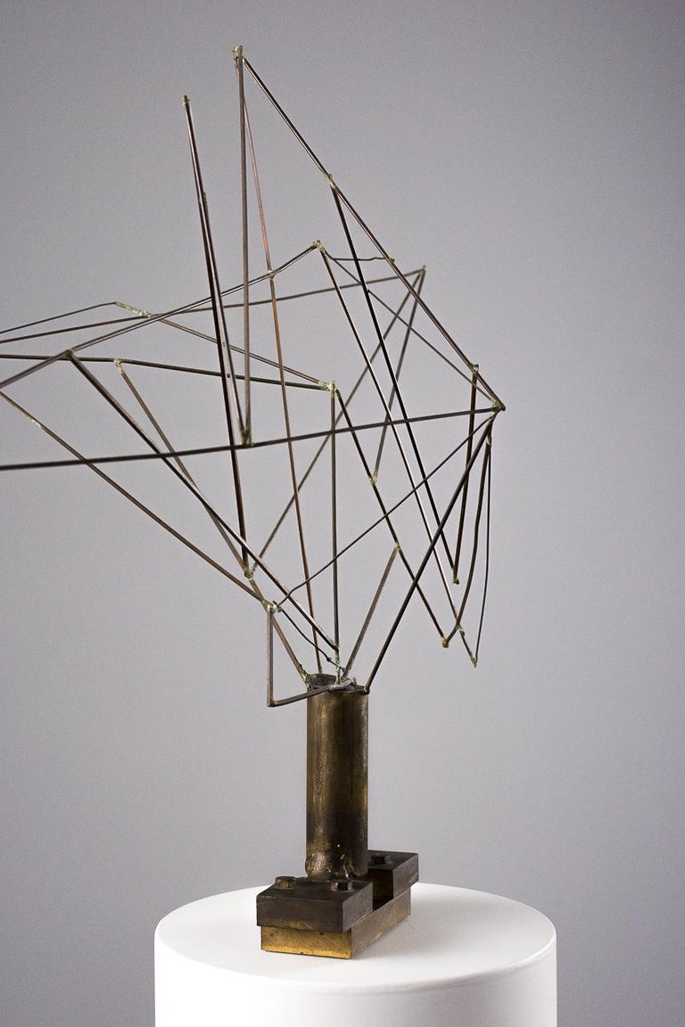 Wire Sculpture Constructivist / Geometric Abstract by Lancelot Elysee ...