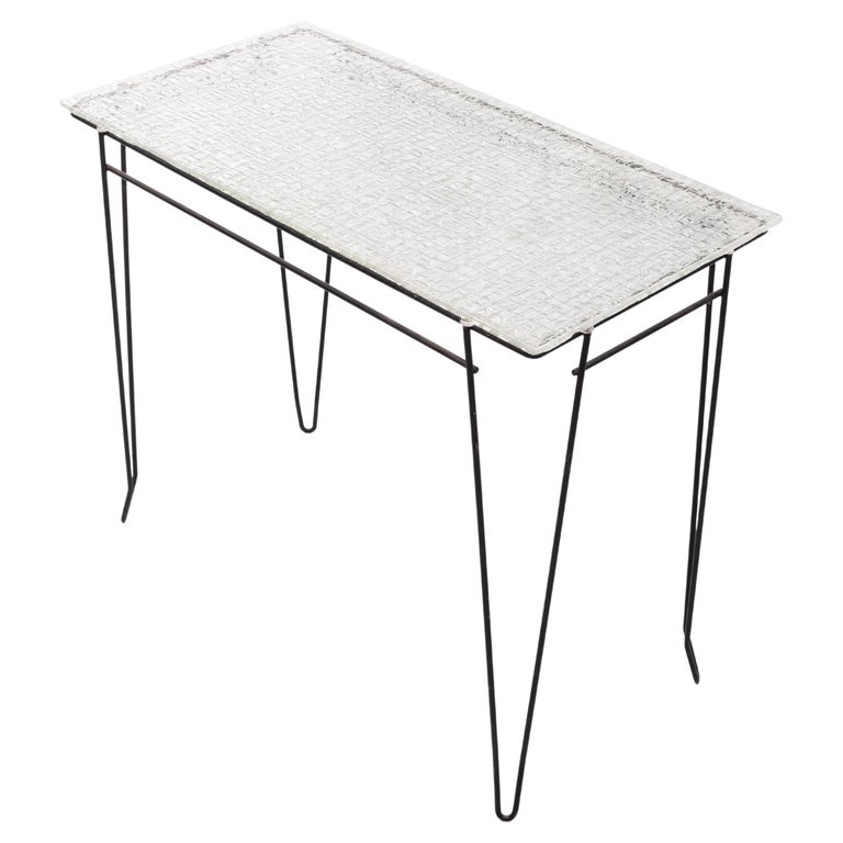 Wire Side Side Table Holland, 1950s at 1stDibs