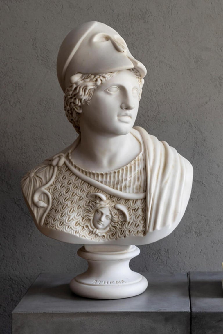 Wise Athena Bust Made with Compressed Marble Powder 'Bursa Museum' For ...