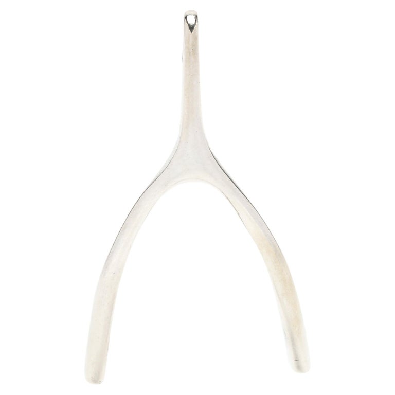 Wish Bone Pendant, Sterling Silver, Bone Pendant, Mexican For Sale at ...