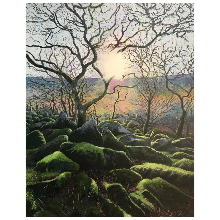 Wistman's Wood Contemporary Landscape Painting at 1stDibs