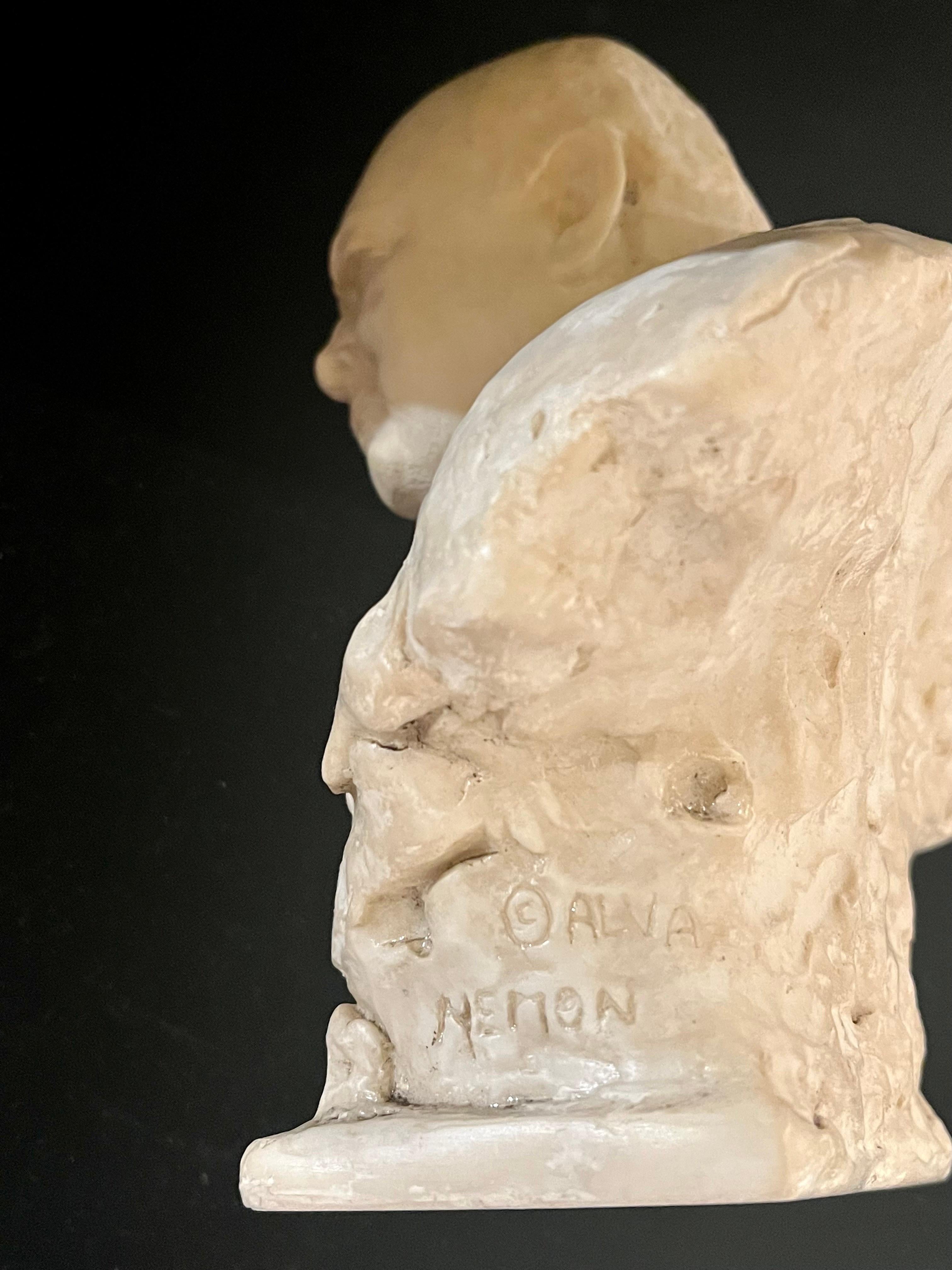 Wiston Churchill Reproduction Resin Sculpture by Oscar Nemon, 1960s at ...