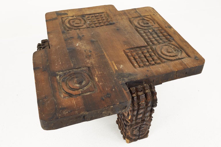 Witco Mid Century Tiki Side Table at 1stDibs