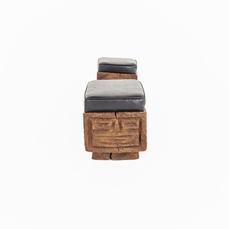 Witco Mid Century Tiki Style Bench Sold 05/09/22 at 1stDibs