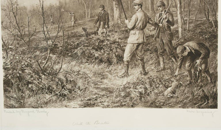 "With The Beaters," Shooting Print by Heywood Hardy at 1stDibs