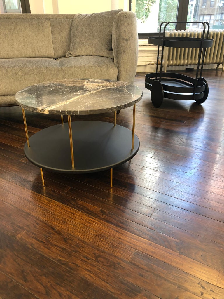 Wittmann Marble DD Table with Gold-Plated Legs Designed by Jaime Hayon ...