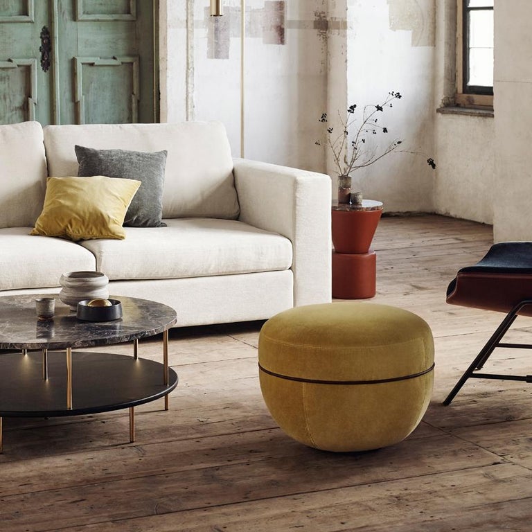 Customizable Wittmann Miles Pouf Stool Designed by Sebastian Herkner ...