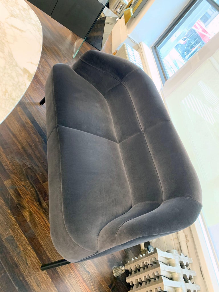 Wittmann Odeon Dining Bench in Velvet at 1stDibs