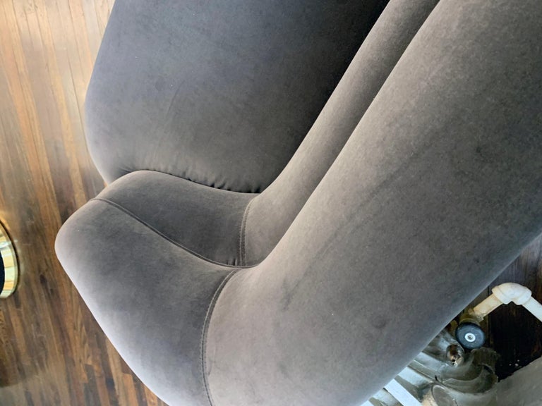 Wittmann Odeon Dining Bench in Velvet at 1stDibs