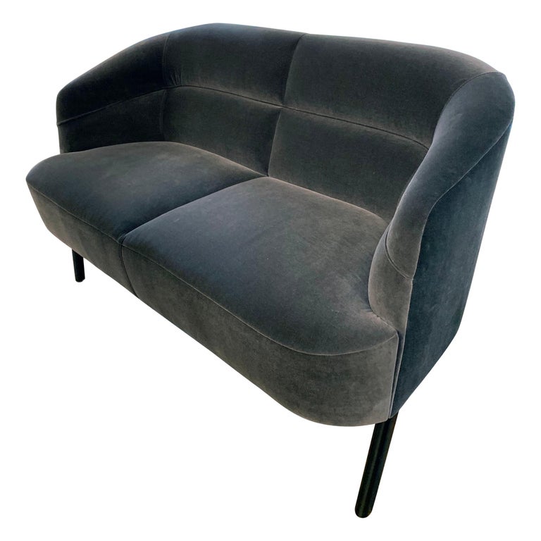 Wittmann Odeon Dining Bench in Velvet at 1stDibs