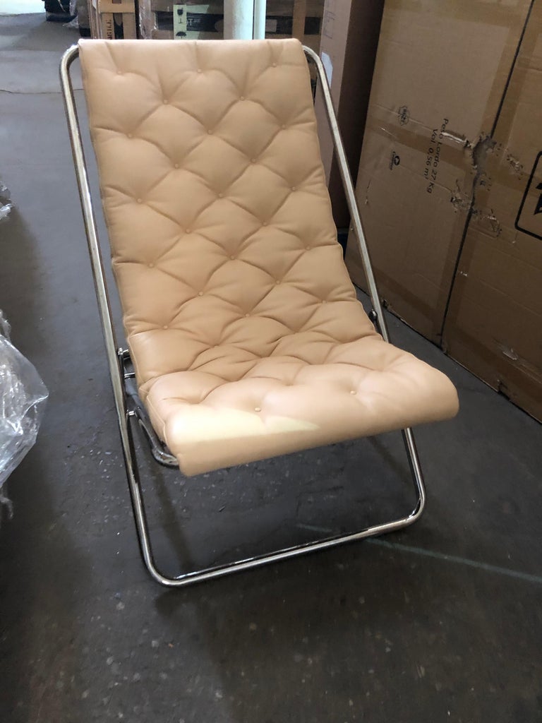 Wittmann Set of Two Beige Leather Lester Recliner at 1stDibs | lester ...
