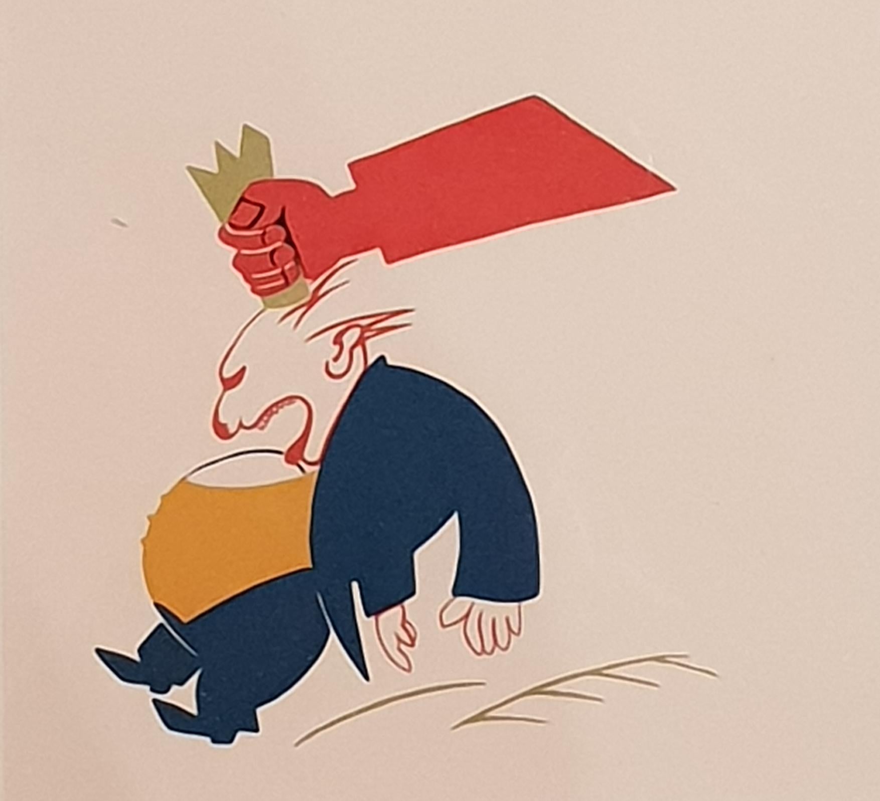 Wladimir Majakowski - Rosta Windows, Lithograph by Wladimir Majakowski ...