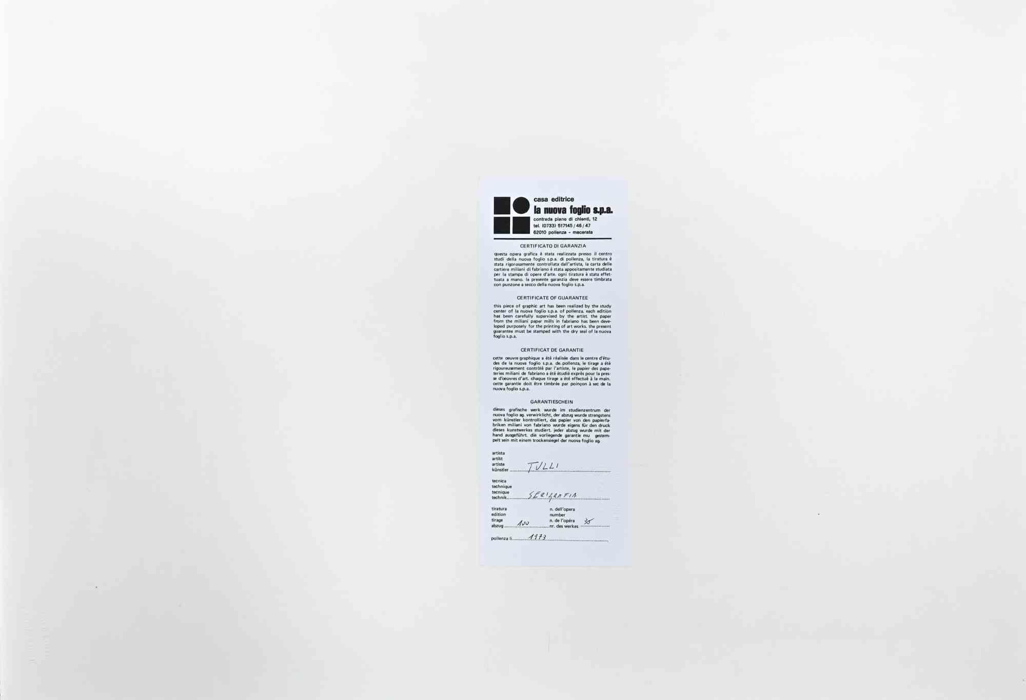 Wladimiro Tulli - Abstract Composition - Screen Print by Wladimiro ...