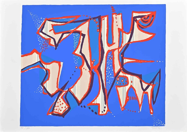 Wladimiro Tulli - Abstract Composition - Screen Print by Wladimiro ...