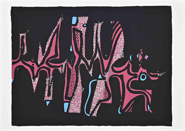 Wladimiro Tulli - Abstract Composition - Screen Print by Wladimiro ...