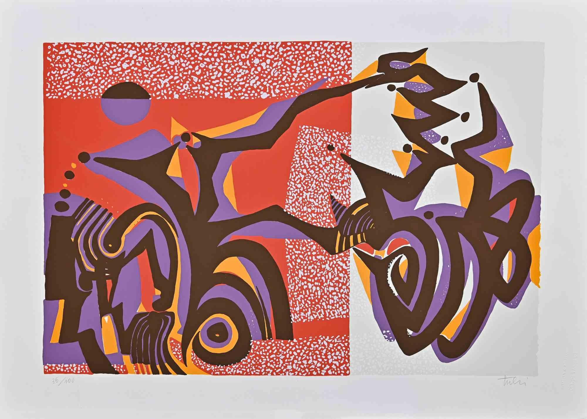 Wladimiro Tulli - Carnivalesque Composition - Screen Print by Wladimiro ...