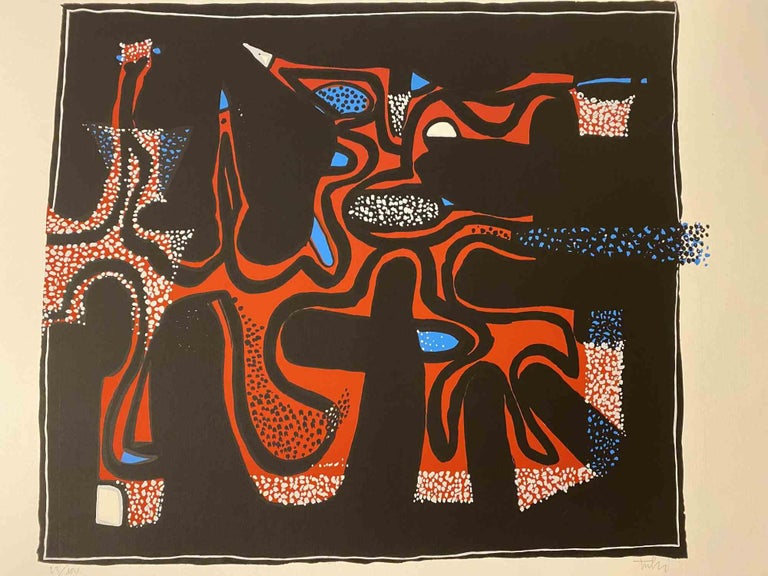 Wladimiro Tulli - Abstract Composition - Screen Print by Wladimiro ...