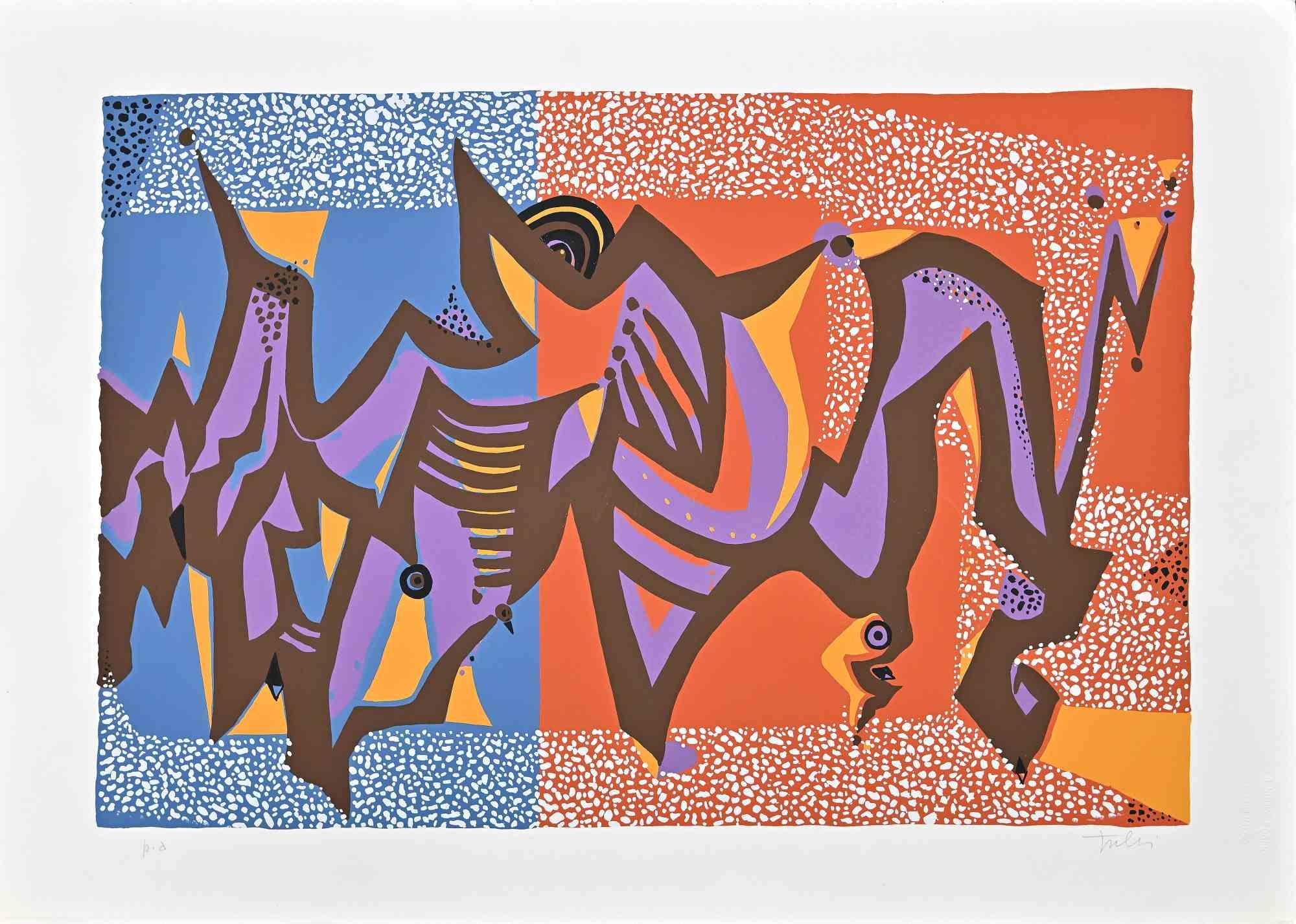 Wladimiro Tulli - Carnivalesque Composition - Screen Print by Wladimiro ...