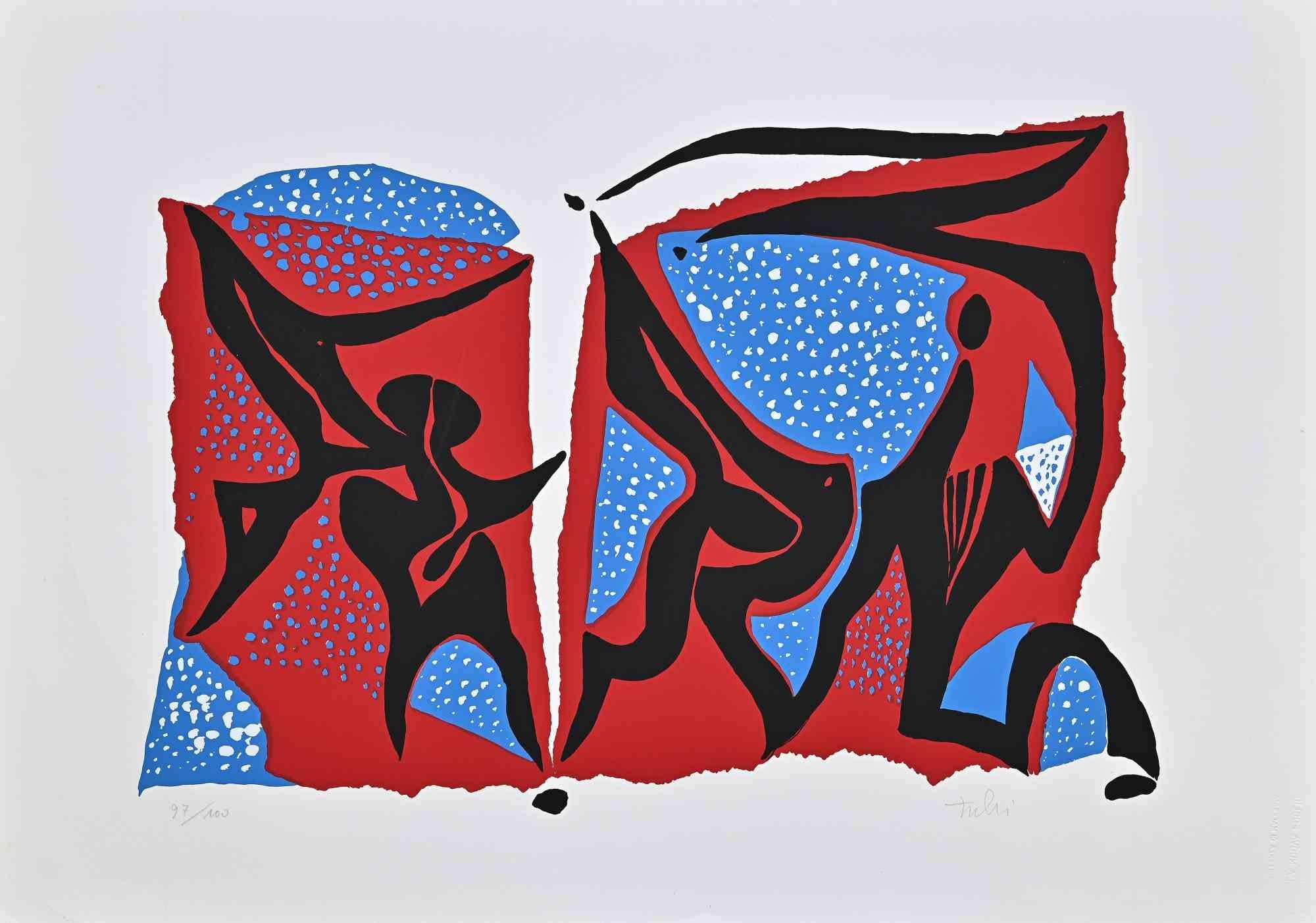 Wladimiro Tulli - Carnivalesque Composition - Screen Print by Wladimiro ...