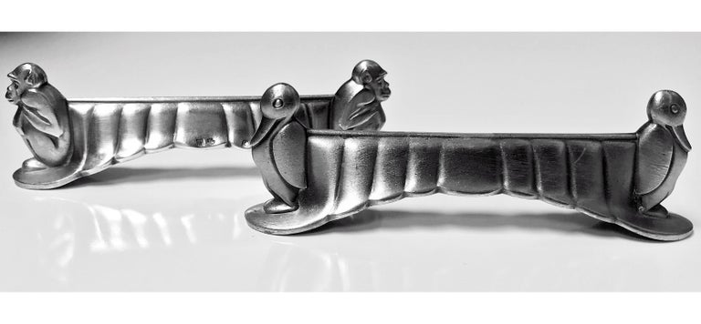 WMF Art Deco Set Animal Knife Rests, Germany, circa 1920 at 1stDibs