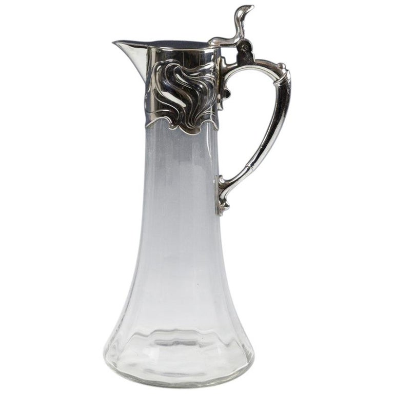WMF Art Nouveau Claret Jug For Sale at 1stDibs