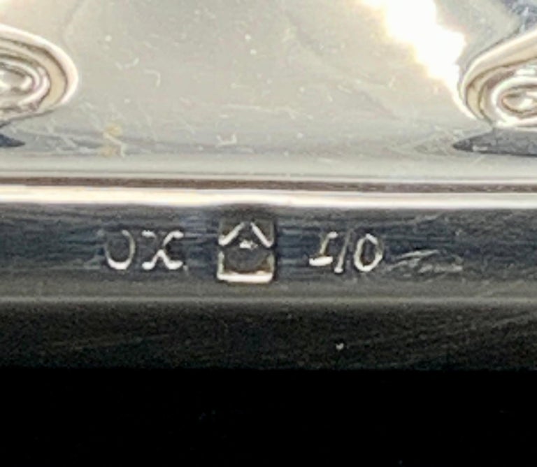 WMF Art Nouveau Silver Plate 3 Piece Desk Set Stamp Holder Blotter Pen ...