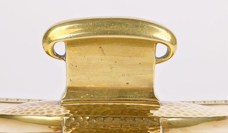 WMF German Jugendstil Brass Roller Desk Blotter For Sale at 1stDibs