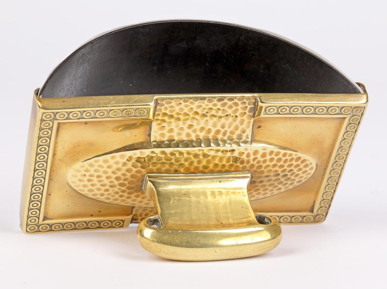 WMF German Jugendstil Brass Roller Desk Blotter For Sale at 1stDibs