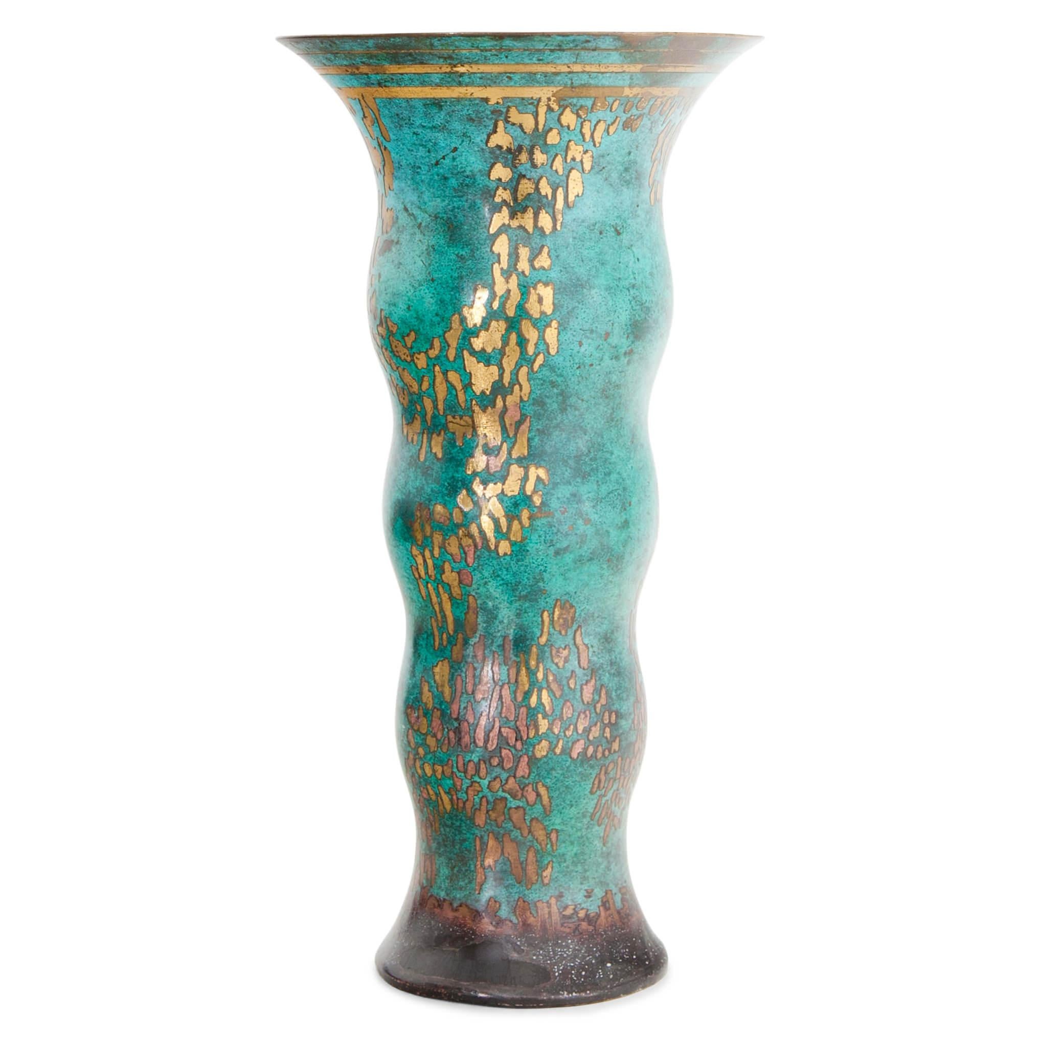 Large Art Deco WMF Ikora Vase at 1stDibs | ikora vase wmf, wmf ikora ...