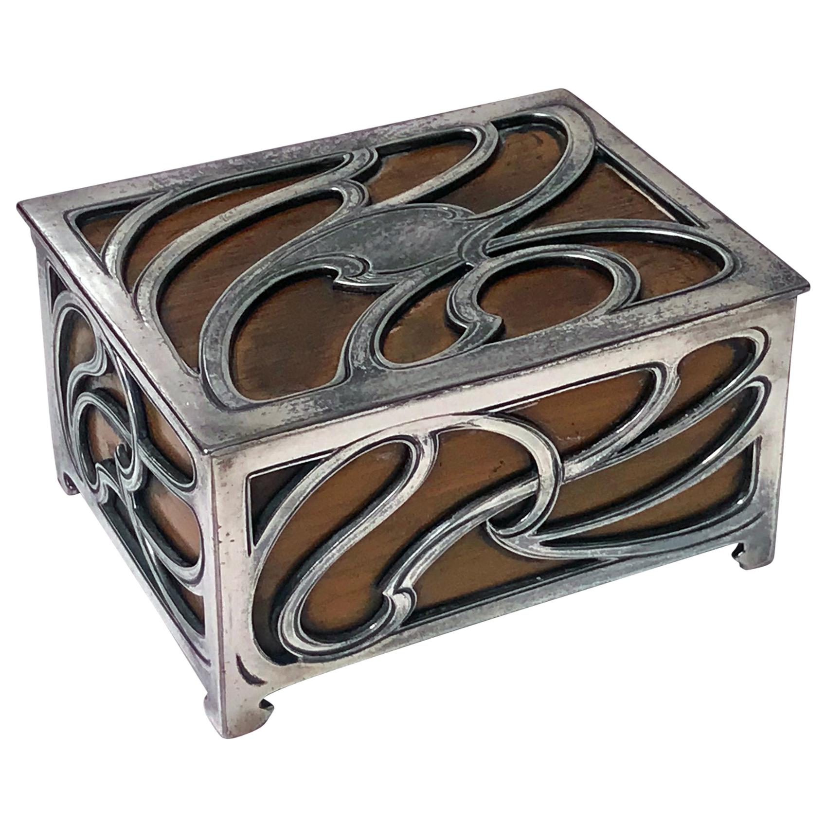 WMF Jugendstil Nouveau Cedar Lined Box, circa 1906 at 1stDibs