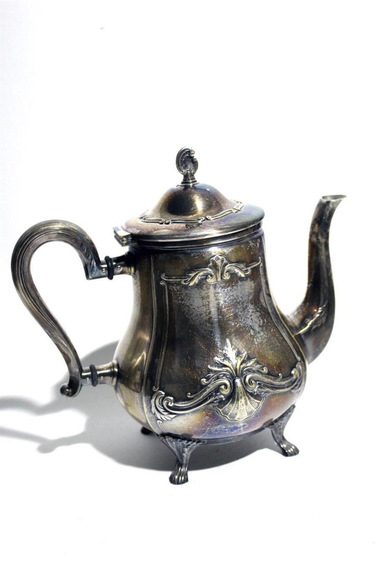 WMF Silver Plated Chippendale Tea Coffee Set, circa 1920, Made in ...