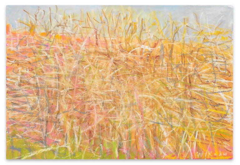 Wolf Kahn - Ochre Brambles For Sale at 1stDibs