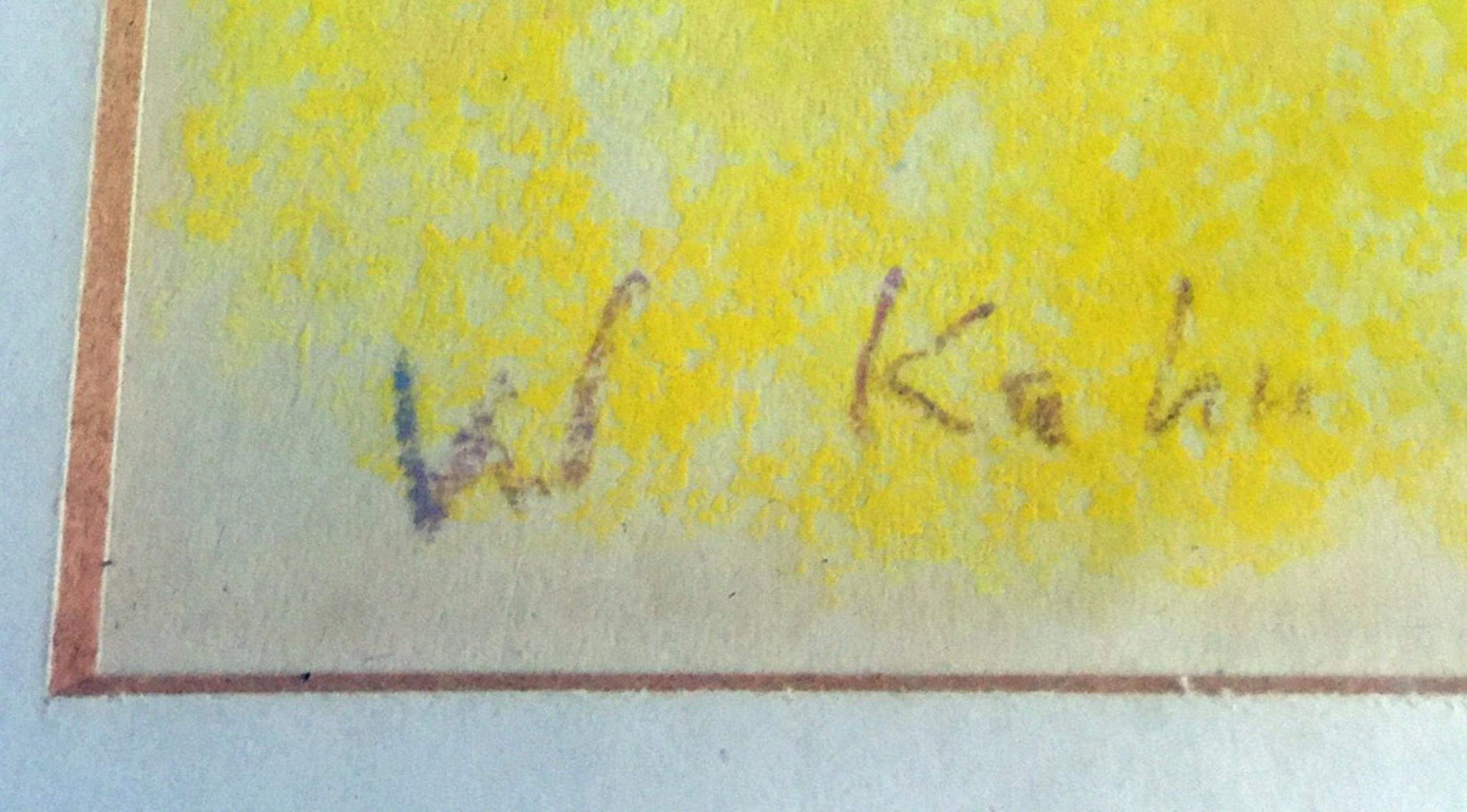 Wolf Kahn - Secret Meadow (signed twice with unique personal ...