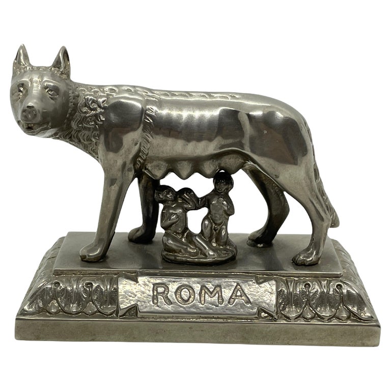 Wolf of Rome Roma Romulus and Remus 1930s Souvenir Building ...