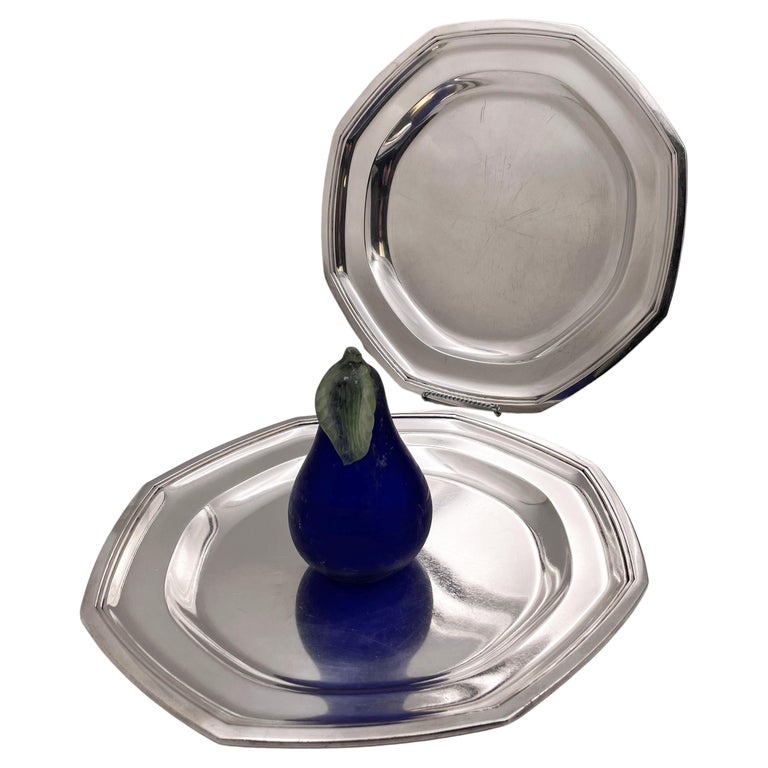 Wolfers Prestigious Belgian Silver Pair of Plates/ Dishes in Art Deco ...