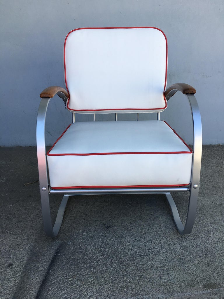 Wolfgang Hoffmann Chrome Springer Lounge Chair for Howell at 1stDibs ...