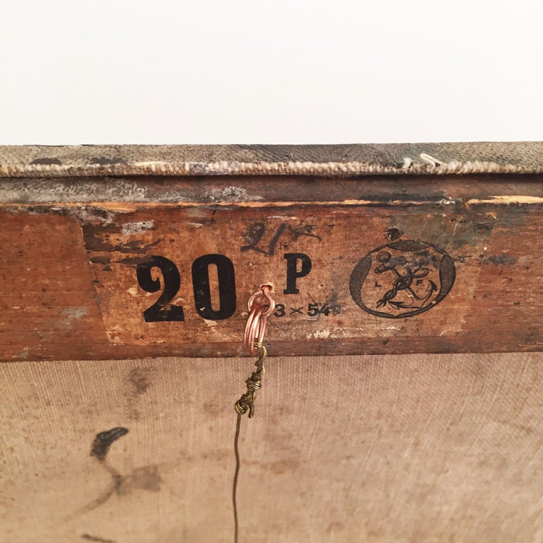 Woman Reading by Fernand Labat, Oil on Canvas Impressionist Painting ...