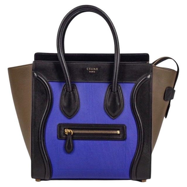 Womens Designer CELINE MICRO LUGGAGE TOTE For Sale at 1stDibs