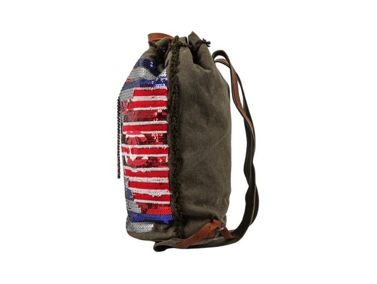 Womens Designer CHANEL CUBA LA HABANA SEQUIN BACKPACK For Sale at 1stDibs