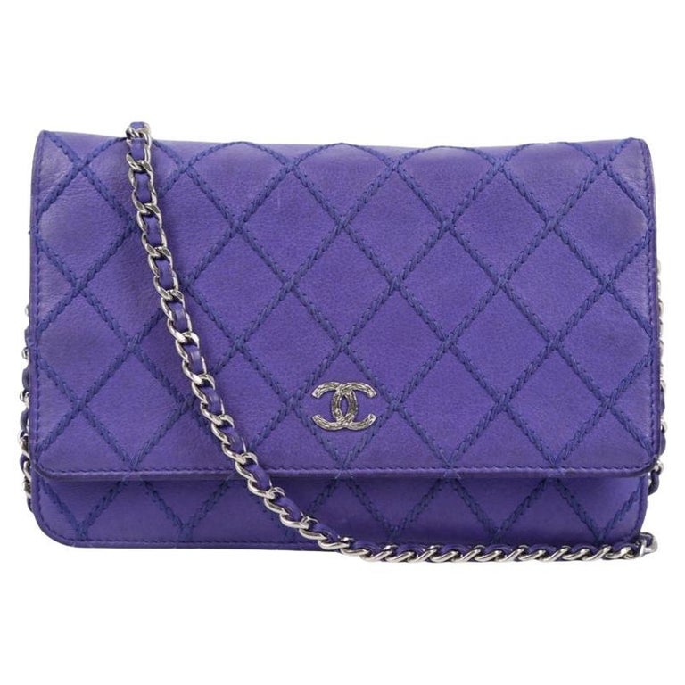 WOMENS DESIGNER Chanel Diamond Stitch Wallet On Chain For Sale at 1stDibs